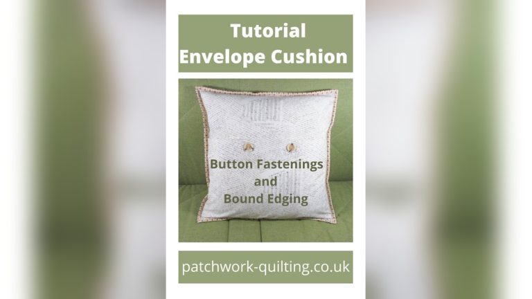 How to Make a Cushion Cover With Button Fastenings: Easy DIY Guide ...