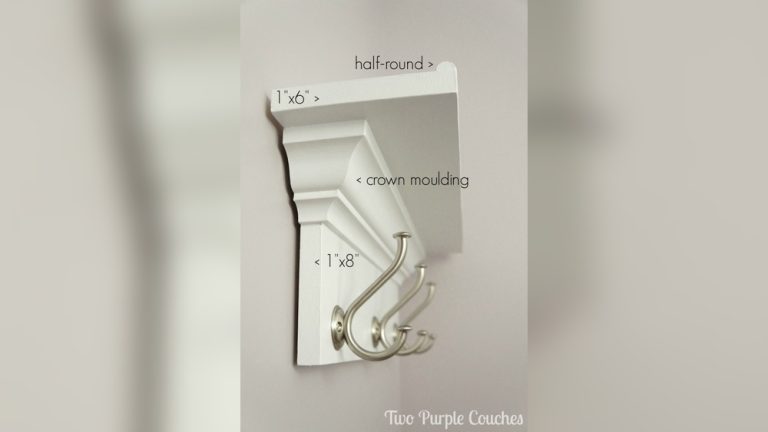 How to Make Wall Hooks With Moulding: Easy DIY Craft Guide ...
